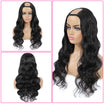 SUNNI - U Part Wig V Part Wig Body Wave Natural Color 100% Human Hair ...